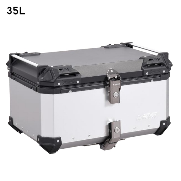 Thùng nhôm sau xe máy LS2 Alucase 35 Lít màu bạc